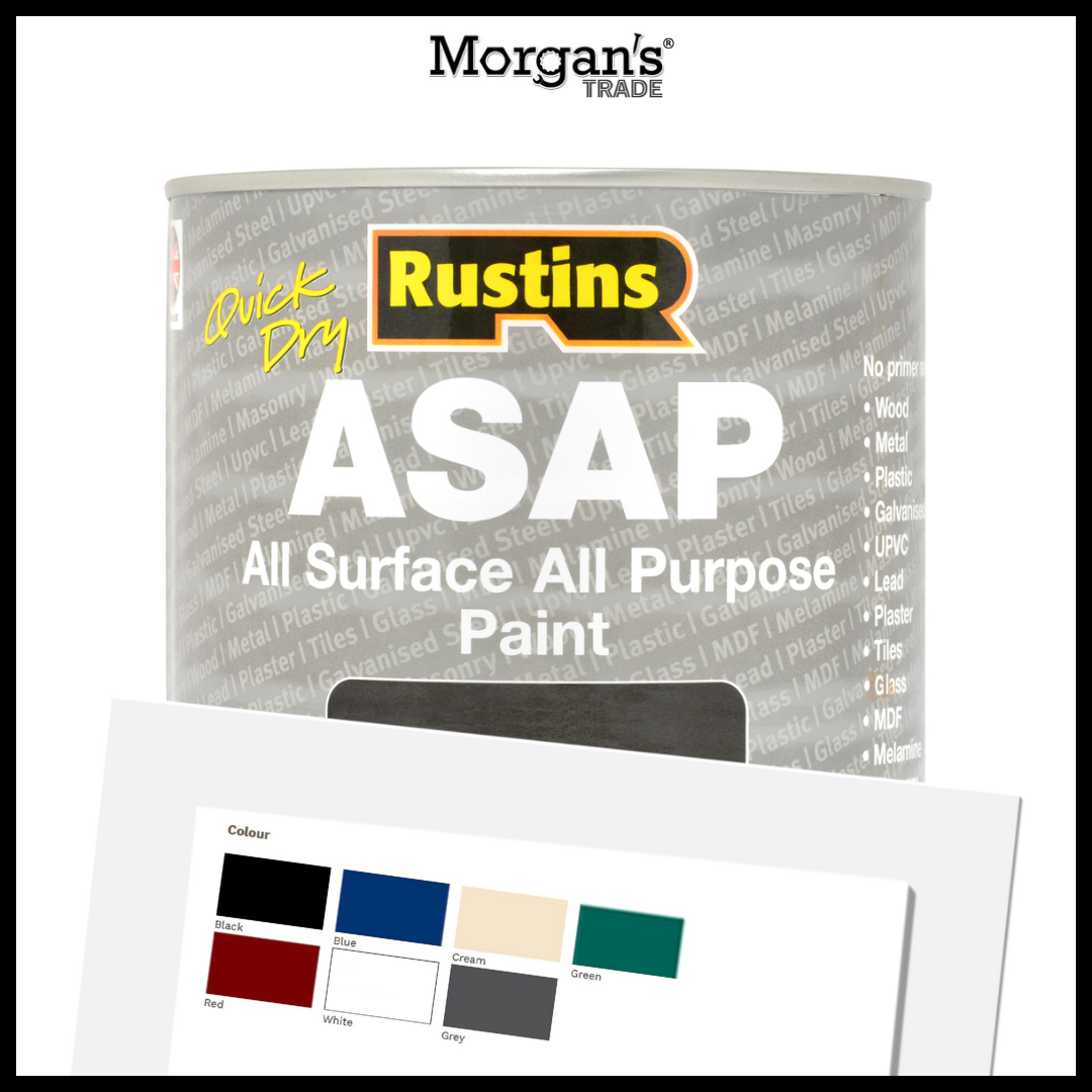 Rustins ASAP Quick Dry All Surface All Purpose Paint - All Colours - All Sizes | eBay UK