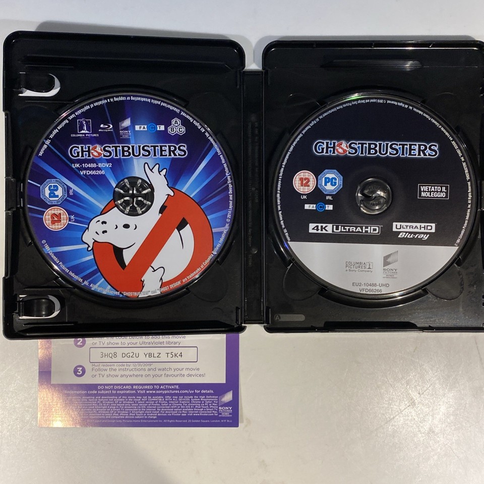 Exclusive Ghostbusters 7 Disc Box Set Collection 4K Ultra HD+Blu-Ray ...