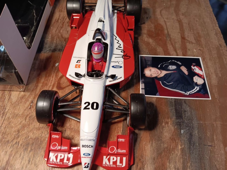 Katherine Legge 2006 action Champ Car 1/18 Autographed With Photo | eBay