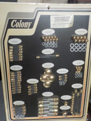 KNUCKLEHEAD "NEW IN PKG" 1936-39 GOLD SHOW BIKE HARDWARE KIT #7905G | eBay