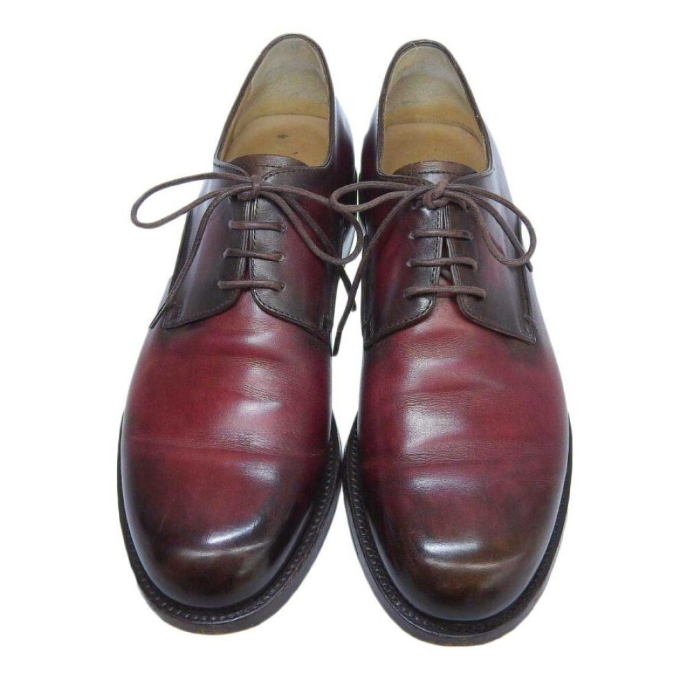 Berluti Dress Shoes Leather Red Lace Up Size 7.5 US8.5 Berluti Dress Shoes Leather Red Lace Up Size 7.5 US8.5