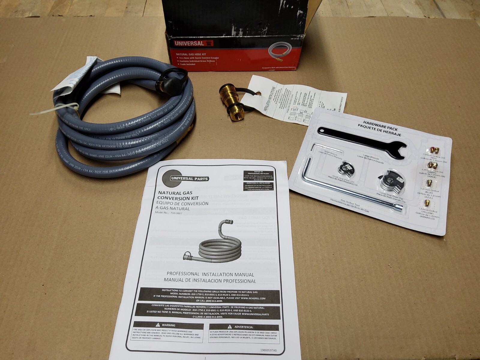 Universal - natural gas grill conversion kit | eBay