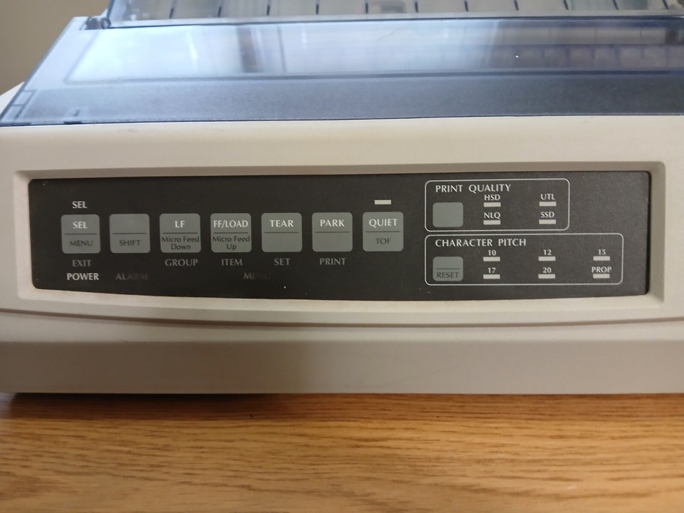 OkiData Oki Microline 320 Turbo 9-Pin Dot Matrix Printer | eBay