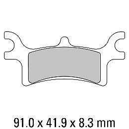 FERODO REAR HH RATED BRAKE PADS FDB2176 to suit POLARIS ATV MAGNUM ...
