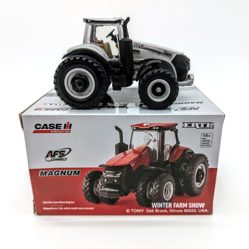 1/64 scale Case-IH Magnum 380 tractor Winter Farm Show Edition Chase ...