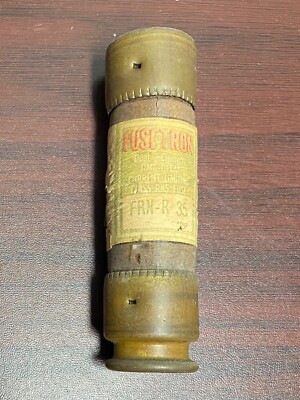 FRN-R-35 FUSETRON COOPER BUSSMAN TIME DELAY FUSE CLASS RK5 FRN-R35 ...