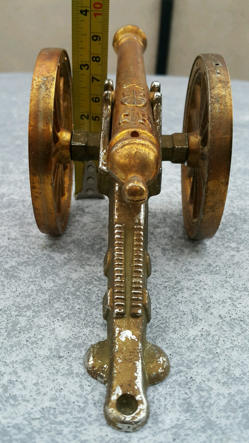 VINTAGE CANNON TOY METAL GUN Artillery FIELD WEPON GR BRONZE BRASS | eBay