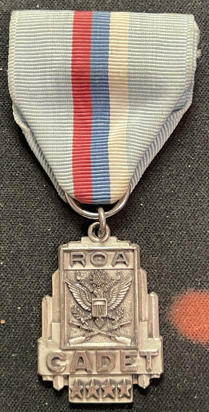US NATIONAL DEFENSE MEDAL & ROTC ROA CADET FOUR STAR MEDALS | eBay