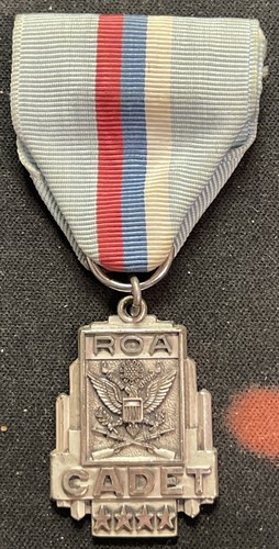 US NATIONAL DEFENSE MEDAL & ROTC ROA CADET FOUR STAR MEDALS | eBay
