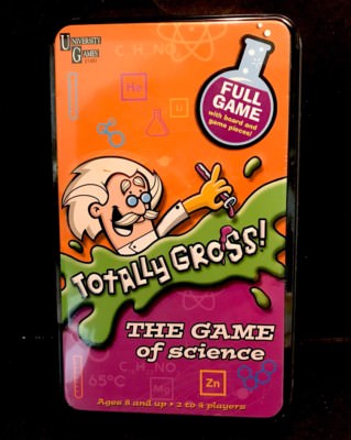 NEW Totally Gross! Tin The Game Of Science University Games Children ...