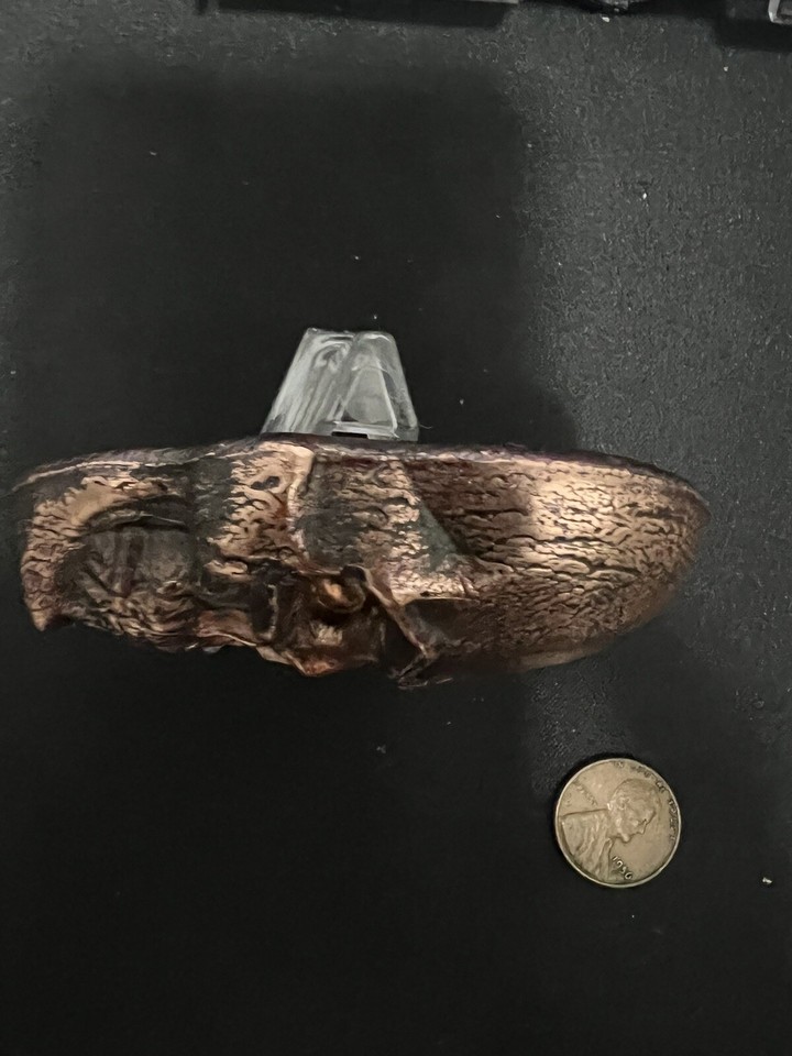 8-10oz. Hand Poured 999 Copper Art Bullion 3D Skull HAND MADE FAST ...