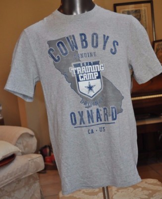 Dallas Cowboys Oxnard CA Training camp 2017 Gray T-Shirt size Small NWT ...