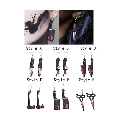 Halloween Costume Earrings Horror for Daily Wear Graduation Engagement ...