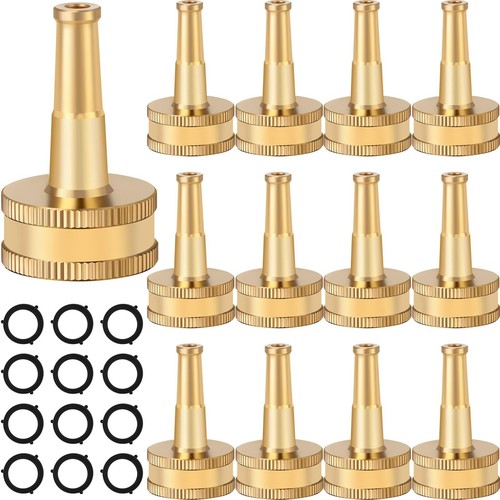 12 Pack Sweeper Nozzle for Garden Hose Solid Brass Jet Sweeper Jet ...