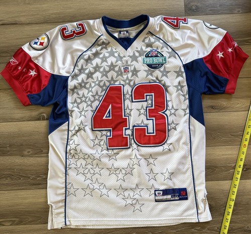 Pittsburgh Steelers Troy Polamalu #43 Football Pro Bowl Stitched Reebok ...