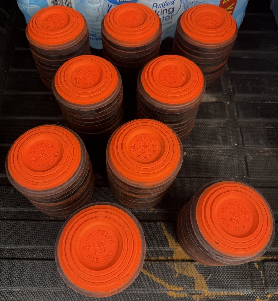 Remington Blue Rock Clay Pigeons Targets Trap Shooting 89 Pack | eBay