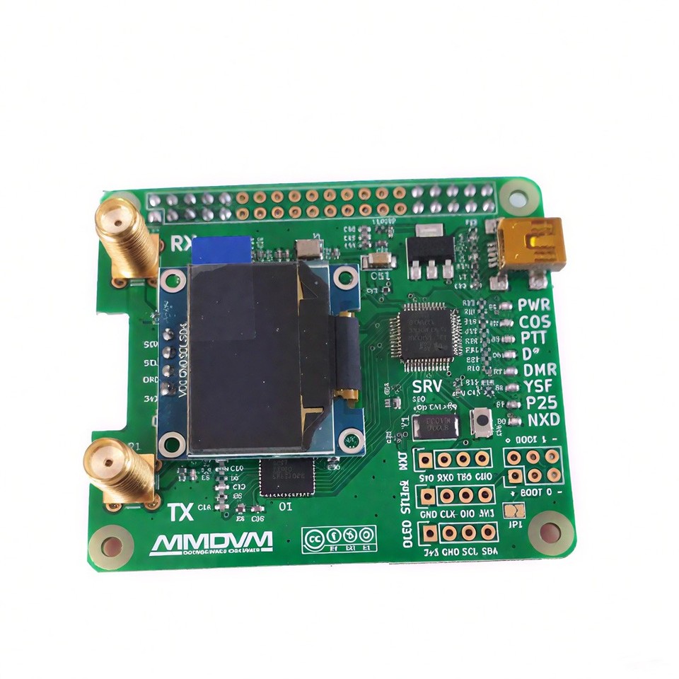 MMDVM_HS_Dual_Hat Duplex MMDVM Hotspot P25 DMR YSF NXDN Pi Revision 1.3 ...