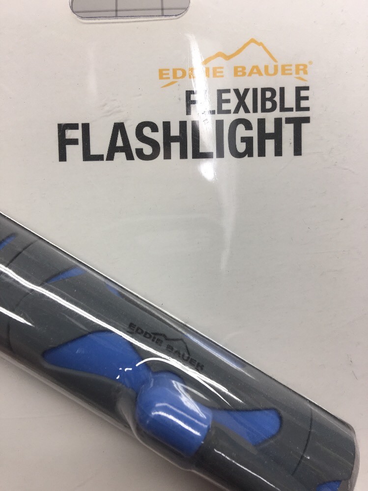 New Eddie Bauer 8 LED Flexible Flashlight Blue & Gray in Sealed ...