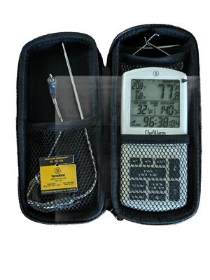 ThermoWorks Thermometer, Timer,Case,Thermistor Probe,Digital,Chef ...