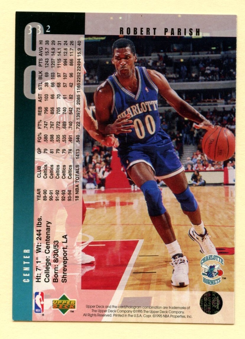 1994-95 Upper Deck - #332 Robert Parish for sale online | eBay