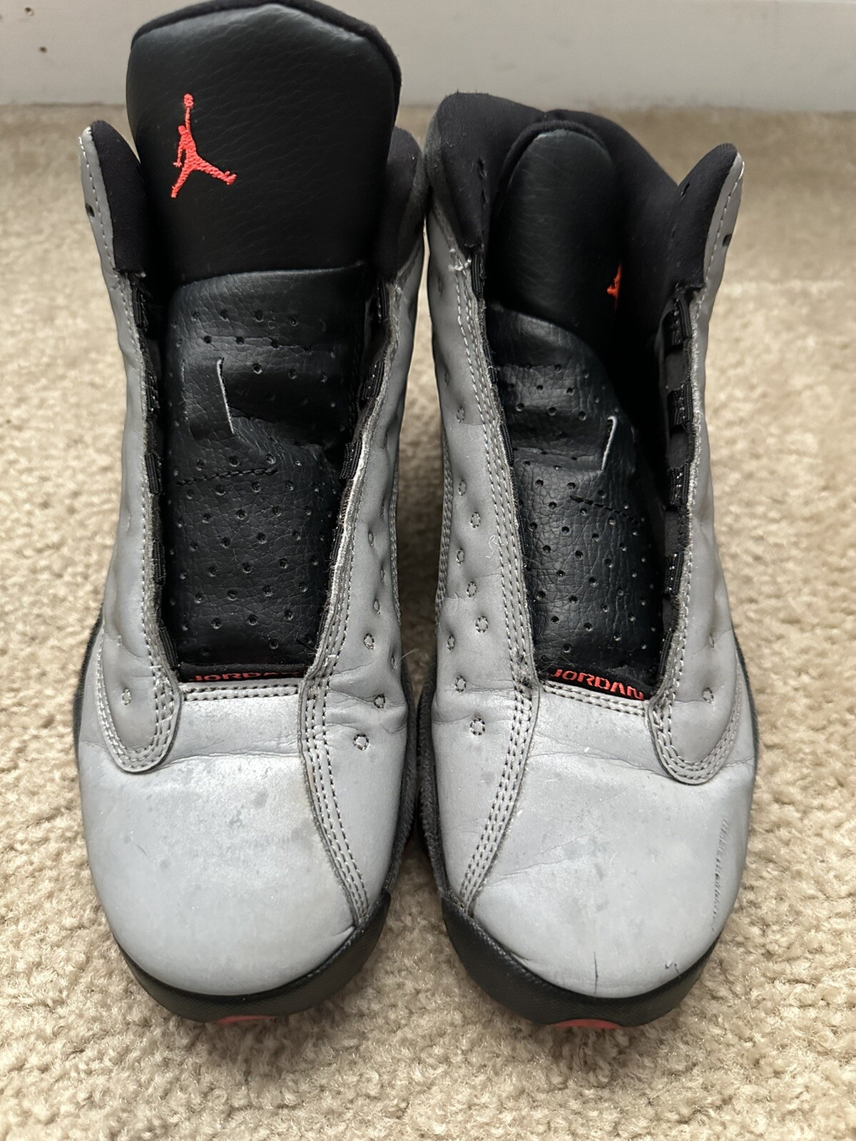 Youth Nike Air Jordan 13 Infrared Premium Reflective Size 6Y