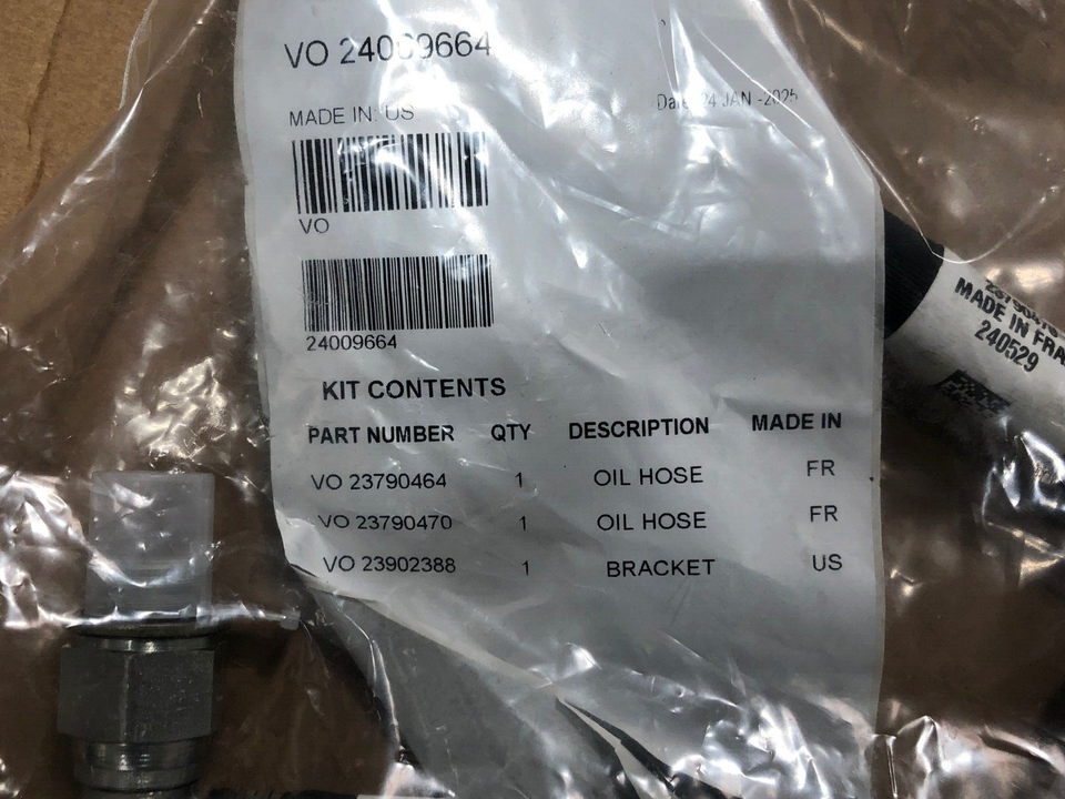 OEM VOLVO TRANSMISSION OIL HOSE KIT 24009664 | eBay