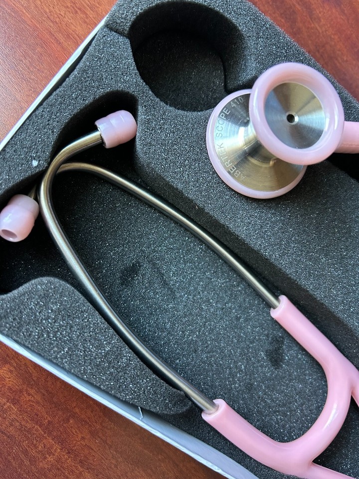 PINK CARDIOLOGY STETHOSCOPE DIAPHRAGM PROFESSIONAL DOUBLE HEAD | eBay