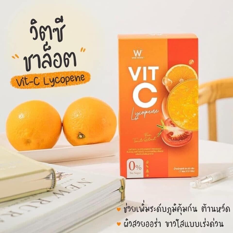 1x Wink White Vit C Lycopene Powder Drink Reduce Dark Spots Brightening ...