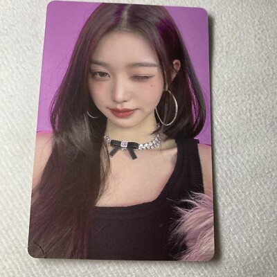Wonyoung IVE Girls B&W 1st Album Edition Celeb Photo K-Pop Card Wink ...