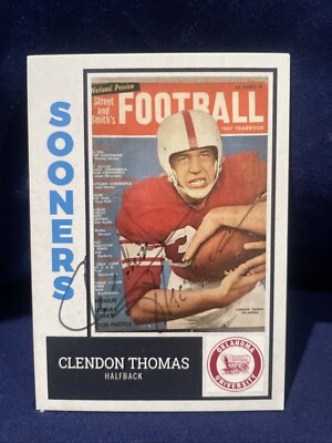 Clendon Thomas -Oklahoma Sooners- Pittsburgh Steelers Custom ...