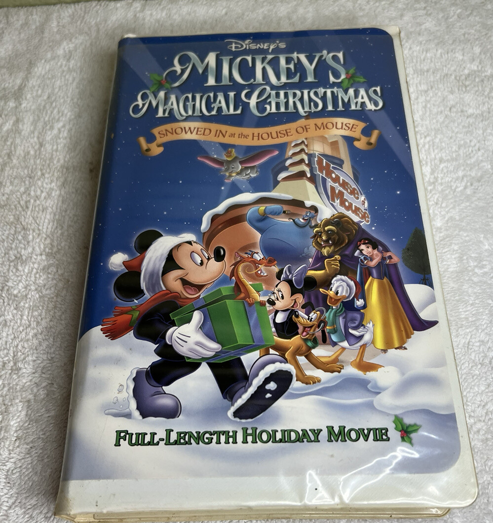 Mickeys Magical Christmas Snowed In at the House of Mouse VHS Classic ...