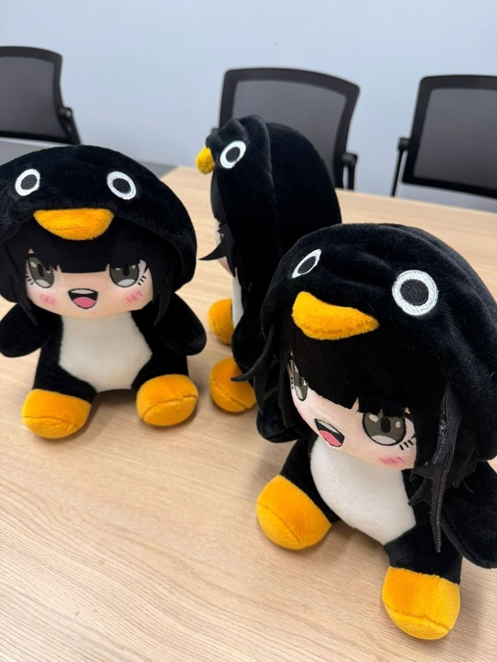 Gugu Gaga Penguin Plush Handmade 20cm Endmin Stuffed Bird Gugugaga Meme ...