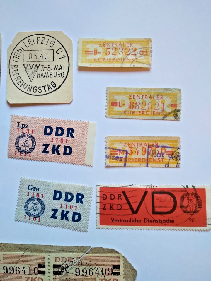 16 DDR ZKD Dienstmarken | eBay UK
