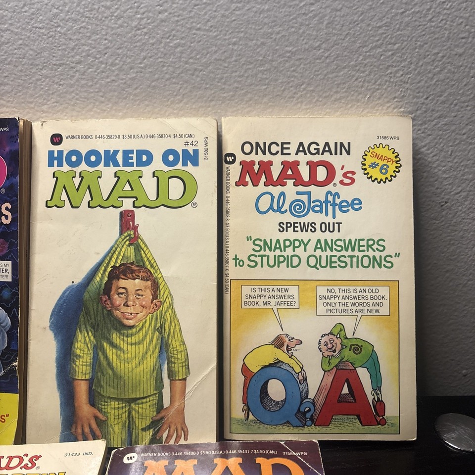 Vintage Mad Book Lot of 5 1983-1990 Paperback Warner Books | eBay