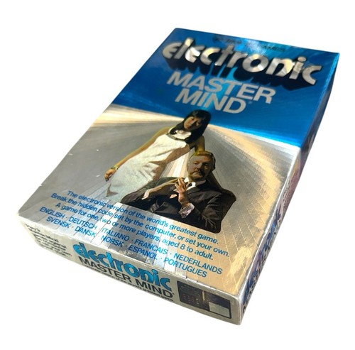 Invicta Master Mind Electronic Handheld Game 5000 1977 In Original Box ...