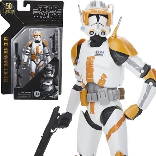 Hasbro Star Wars The Black Series Archive Clone Commander Cody 6'' Toy ...