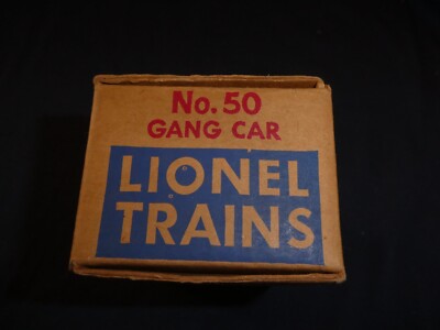 LIONEL 50 GANG CAR ORIGINAL BOX ONLY | eBay