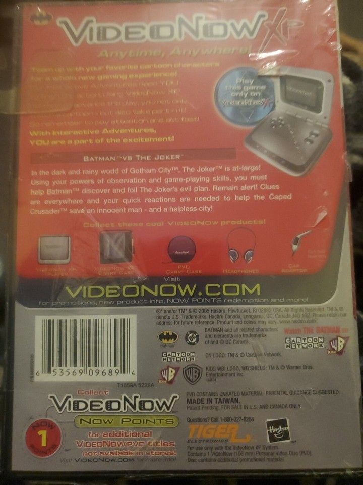 FastShipping🇺🇸 Video Now Xp Interactive PVD Game DC Batman Vs Joker NEW ...