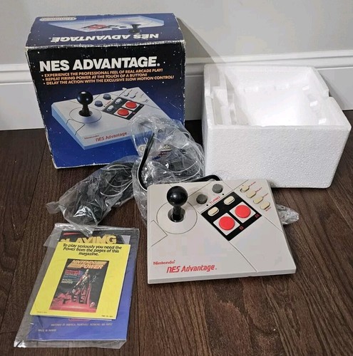 Original Nintendo NES Advantage Controller Complete CIB Tested Working ...