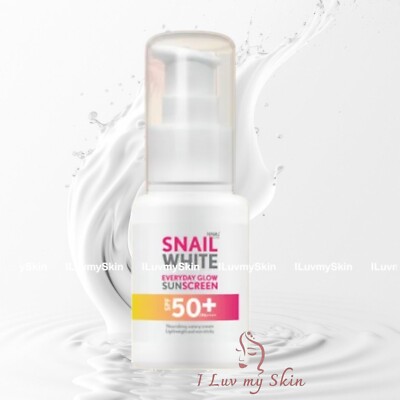 Snail White Everyday Glow Sunscreen SPF 50+/PA++++ 50ml | eBay