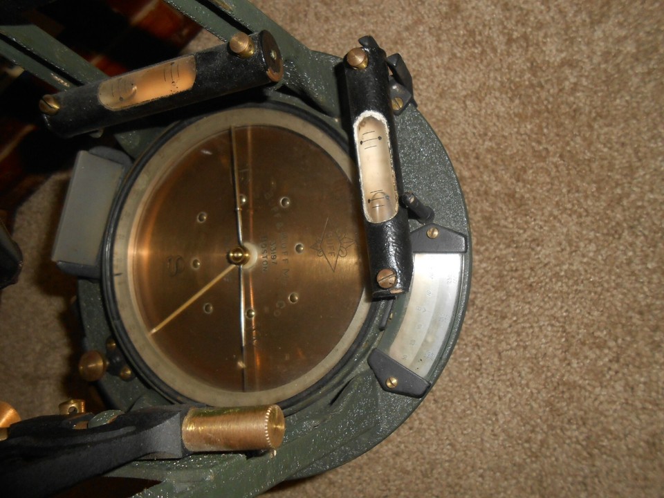 Antique Buff & Buff Transit Mfg Boston Vintage Survey Transit & Box | eBay