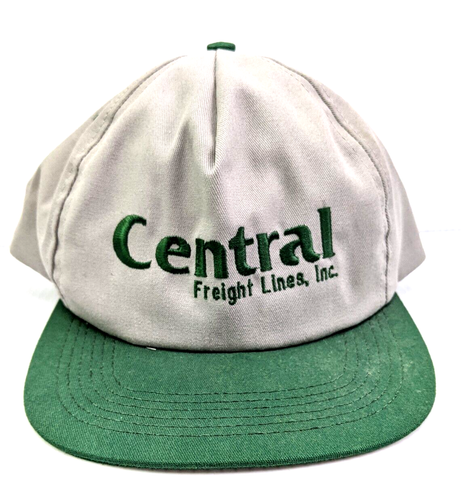 Central Freight Lines Hat Cap Grey Green Embroidered Snap Back | eBay