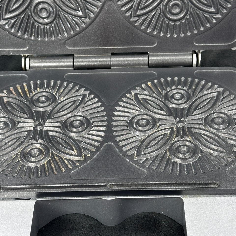 Villaware Uno Pizzelle Baker Italian Cookie Maker Model 2060 TESTED ...