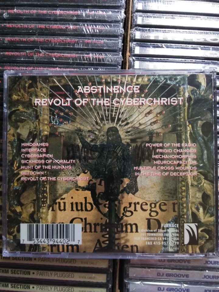 ABSTINENCE / Revolt Of The Cyberchrist - CD OOP Furnance Records 1994 ...