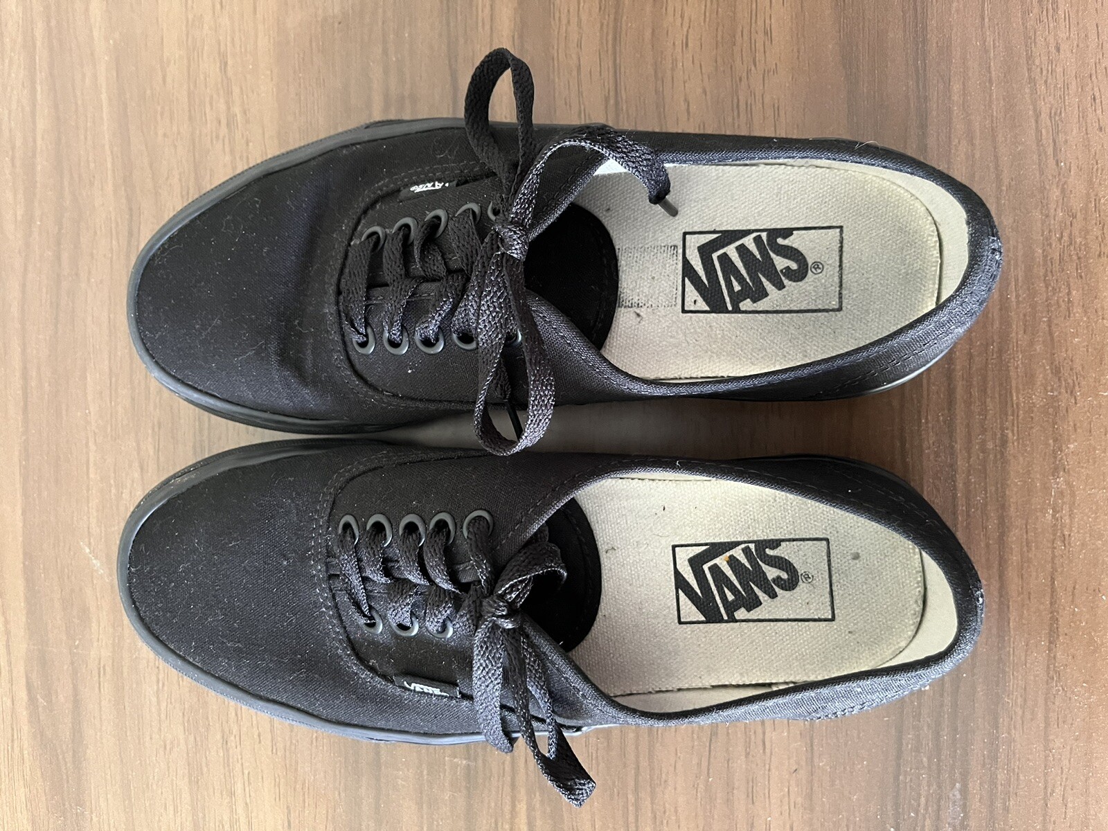 VANS Classic Black Canvas Skateboard Shoes Sneakers S… - Gem