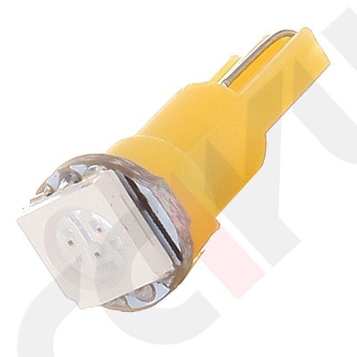 5x T10 5050 5SMD Amber LED Car Light Wedge Lamp Bulbs Super Bright ...