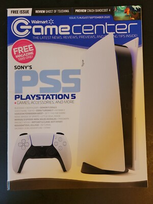 Walmart Game Center Issue 71 Aug/Sept 2020 PS5 | eBay