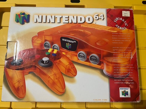 Nintendo 64 N64 System Console Funtastic Series Transparent Orange CIB ...