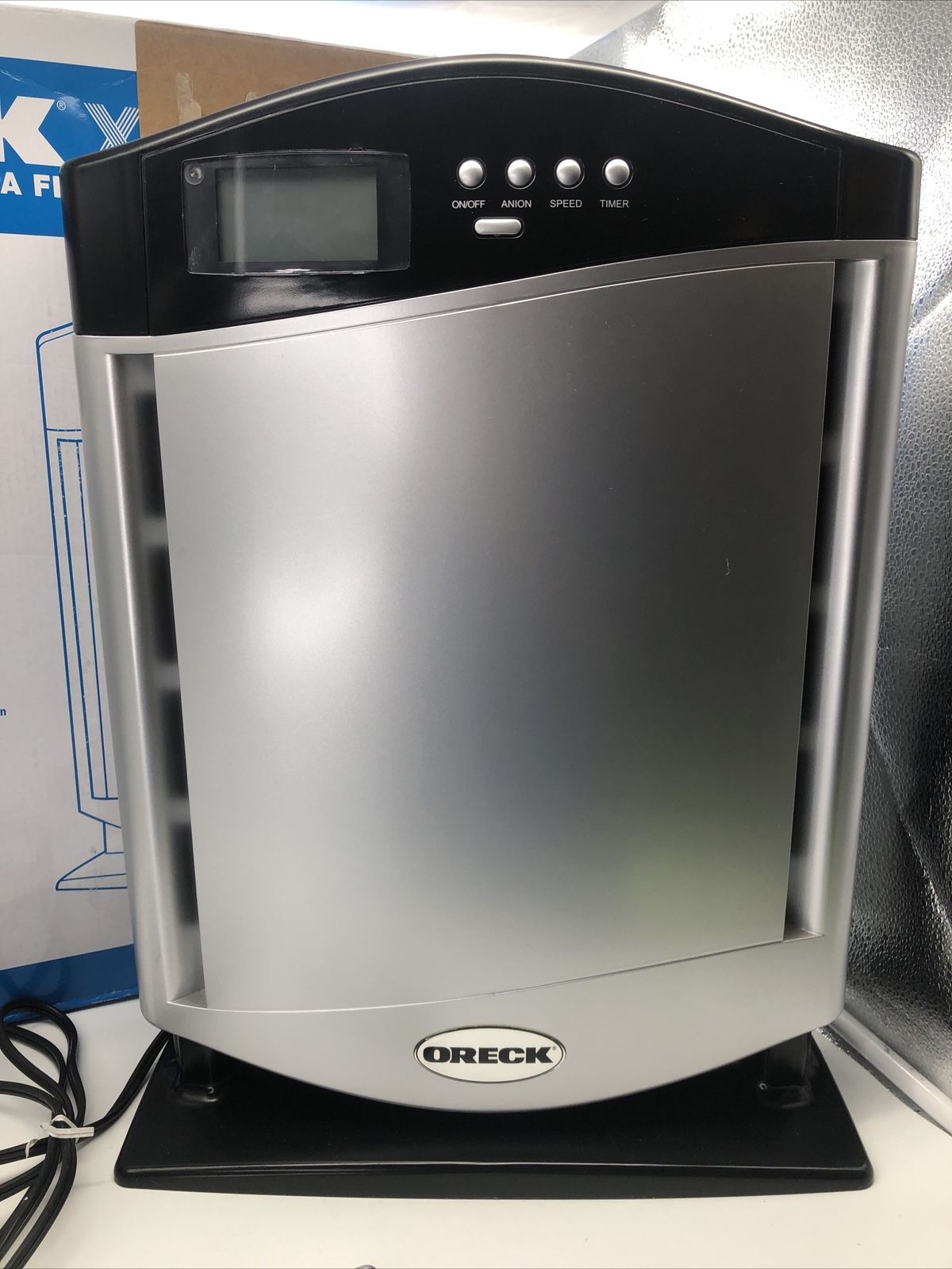 ORECK XL Electric Air Purifier Anion Hepa Filter AIRHSQ TESTED | eBay