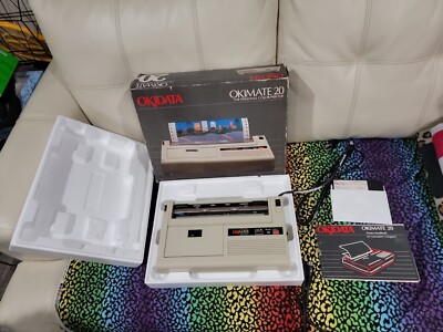 Vintage Okidata Okimate 20 EN3211 Color Personal Printer Bundle *AS IS ...